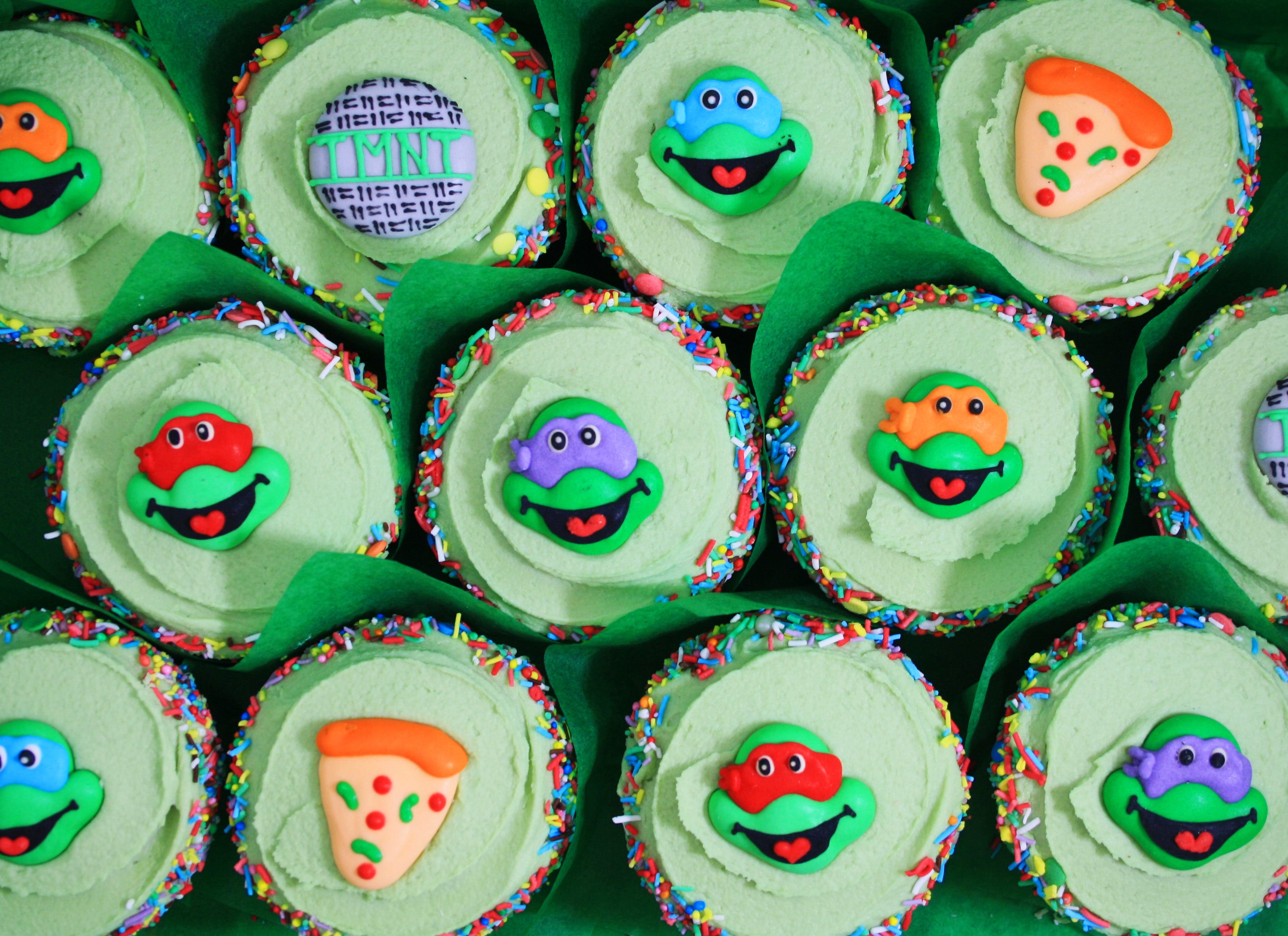 Ninja Turtle Cupcake Birthday Cakes Ninja Turtles Drip Cake – The